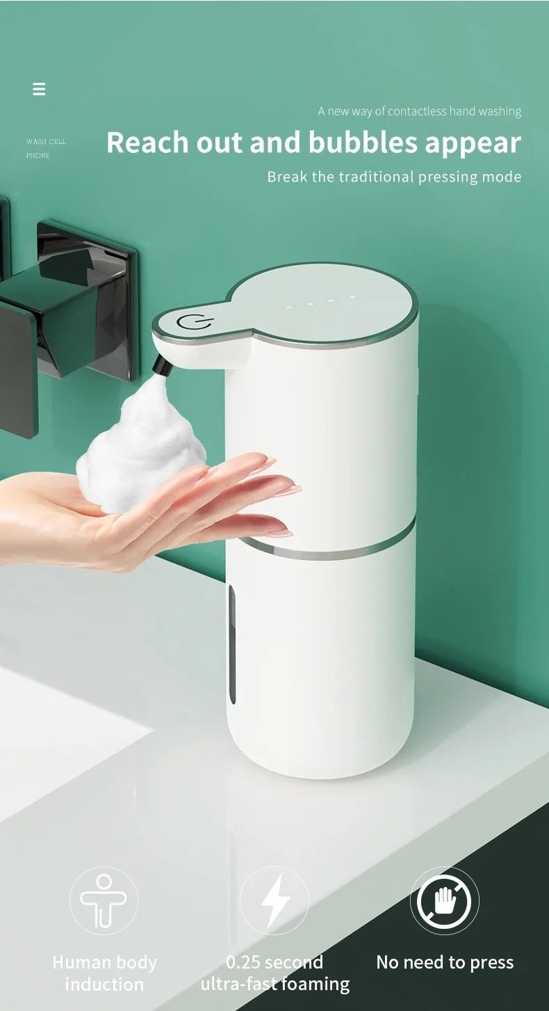 380ML Rechargeable Electric 4 Levels Adjustable Automatic Sensor Soap ...